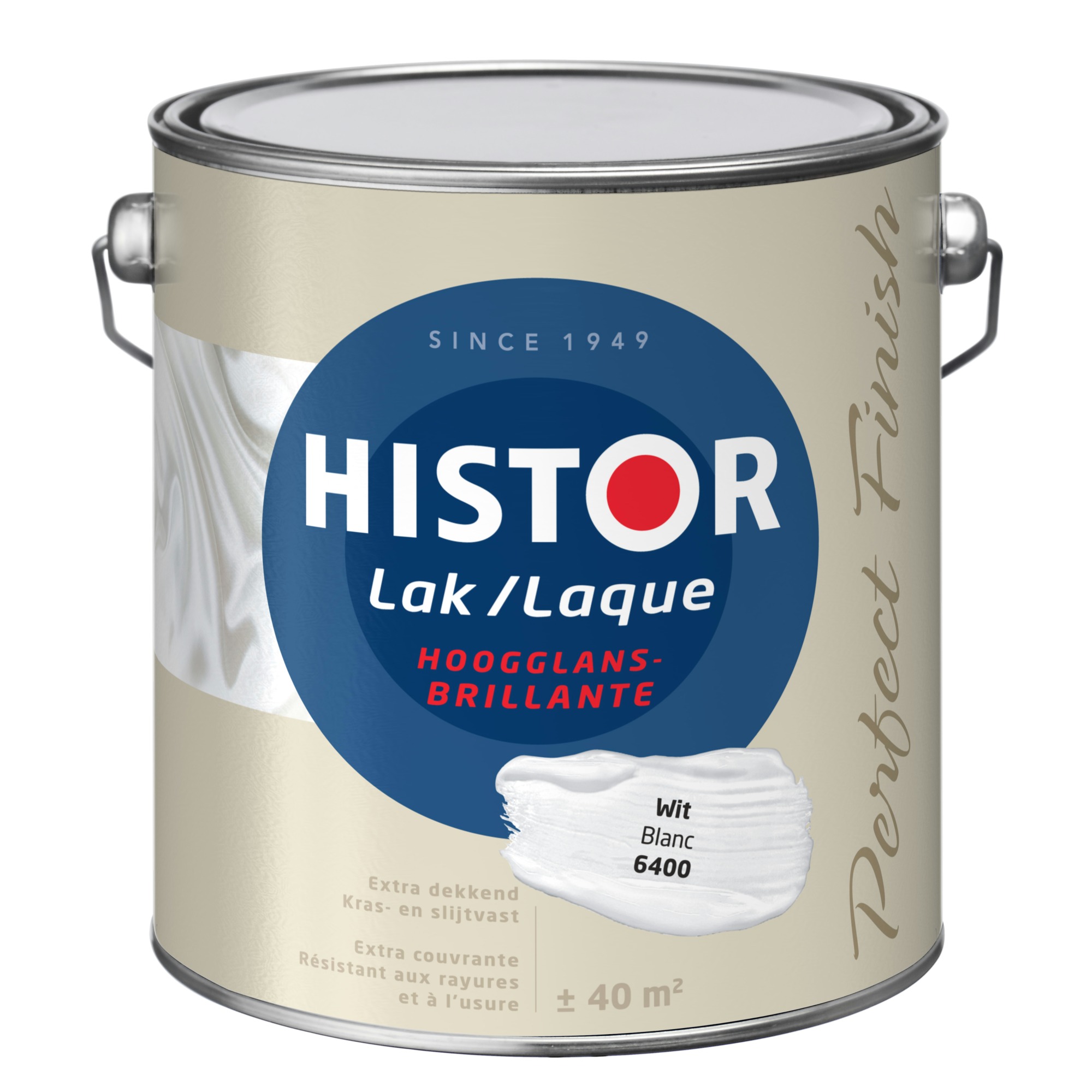 Histor Perfect Finish lak wit hoogglans 2,5 liter | Meubellak | Lakken ...