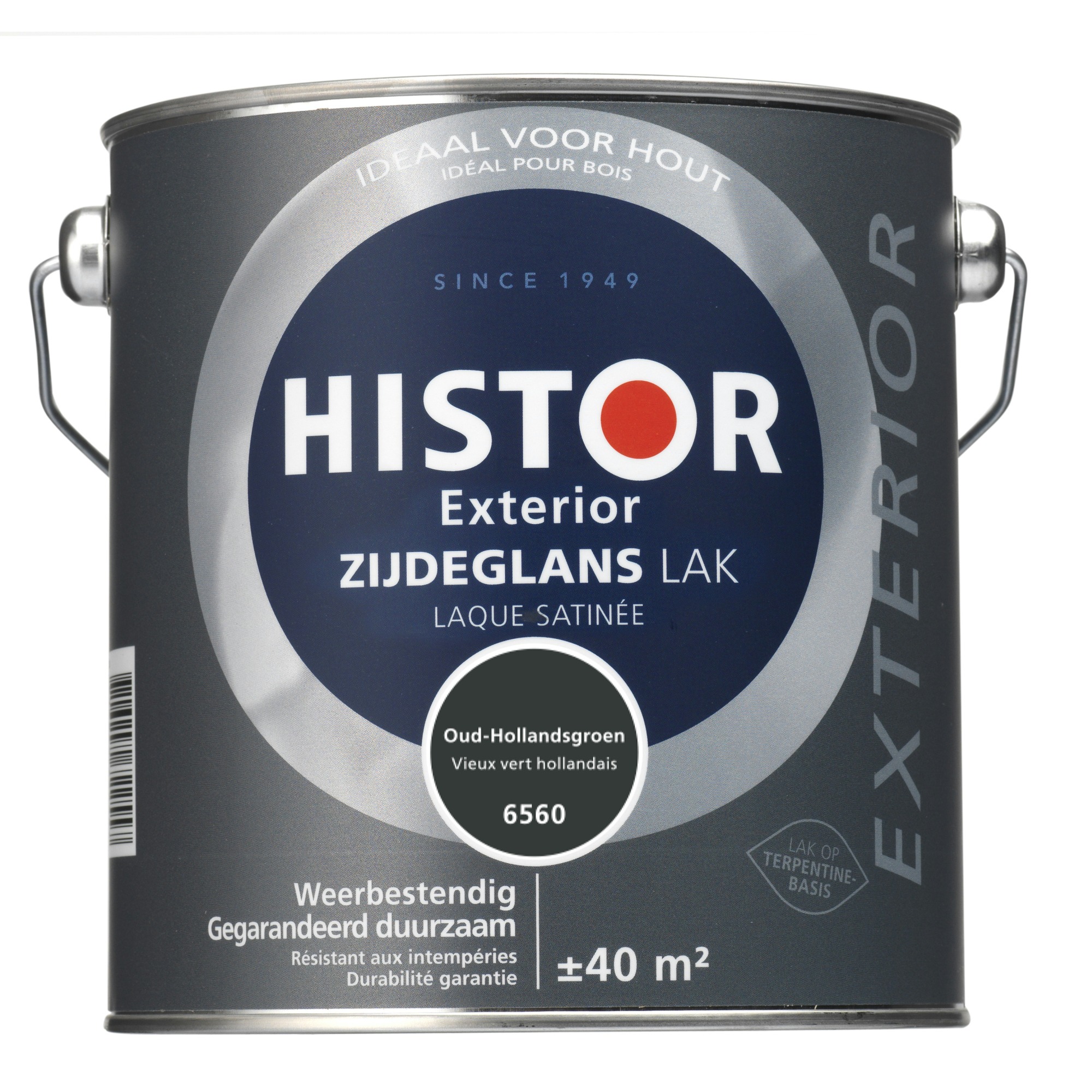 Histor Exterior lak oud hollands groen zijdeglans 2,5 liter | Lakverf ...