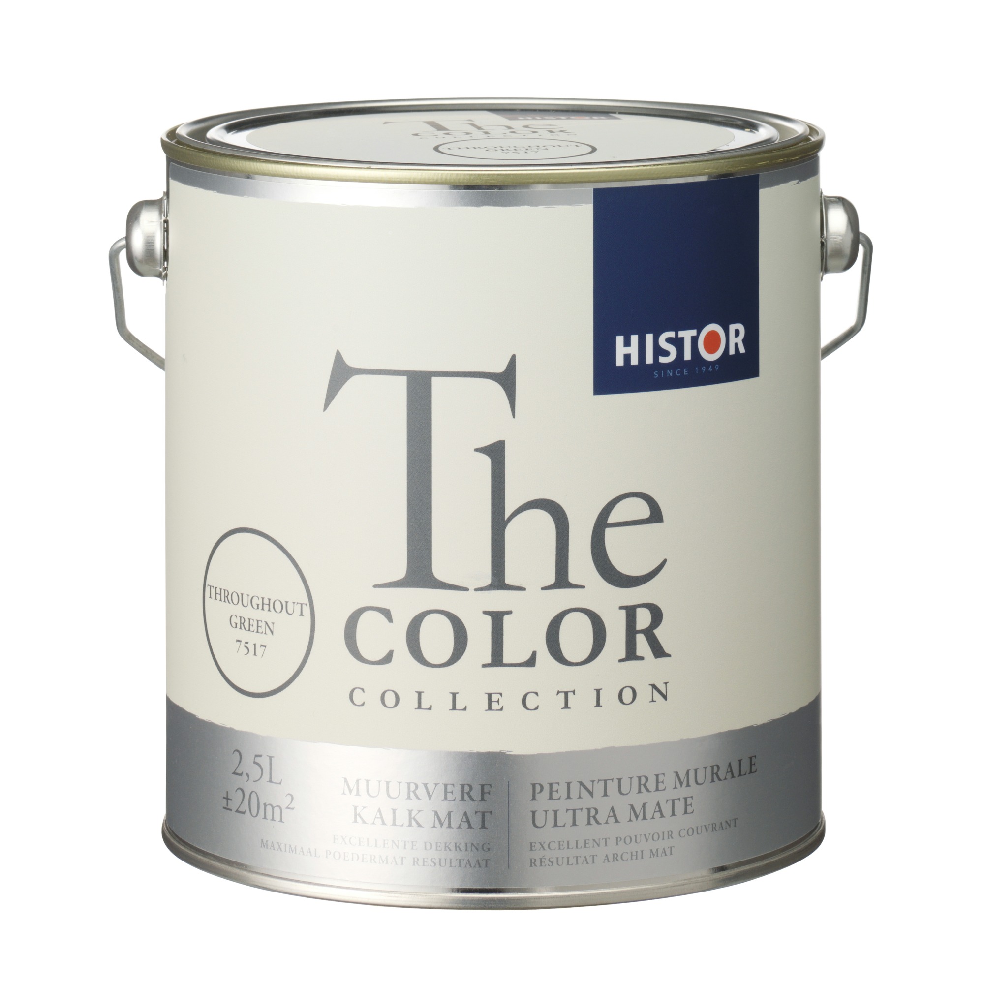 Histor The Color Collection muurverf throughout green 2,5 liter ...