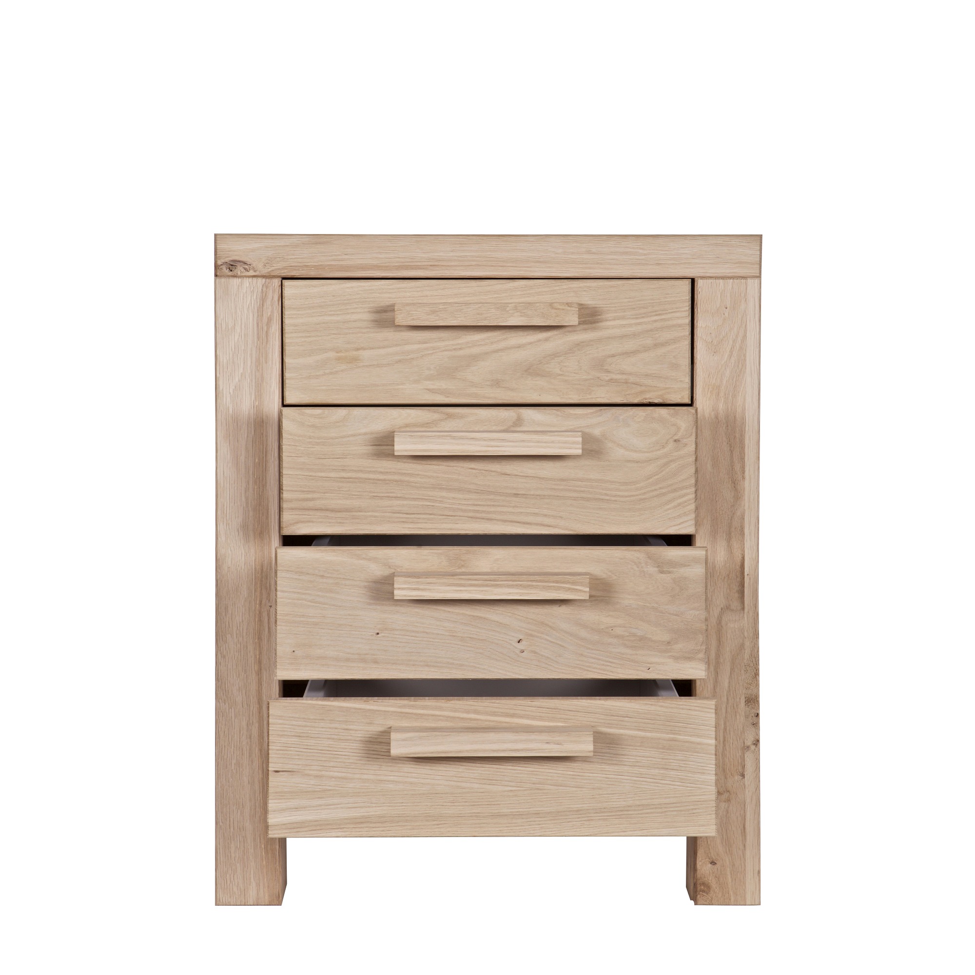 Oslo ladenkast smal eiken 85x46x39 cm | Ladekasten | Kasten | Meubelen ...