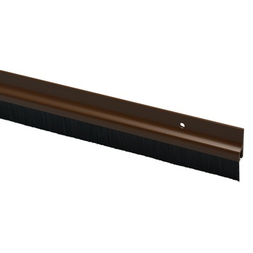 GAMMA | GAMMA tochtstrip met borstel PVC bruin 93 cm kopen ...