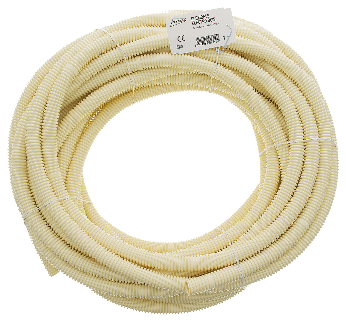 Attema flexibele buis PVC geel 16 mm 20 meter | Elektriciteitsbuizen ...