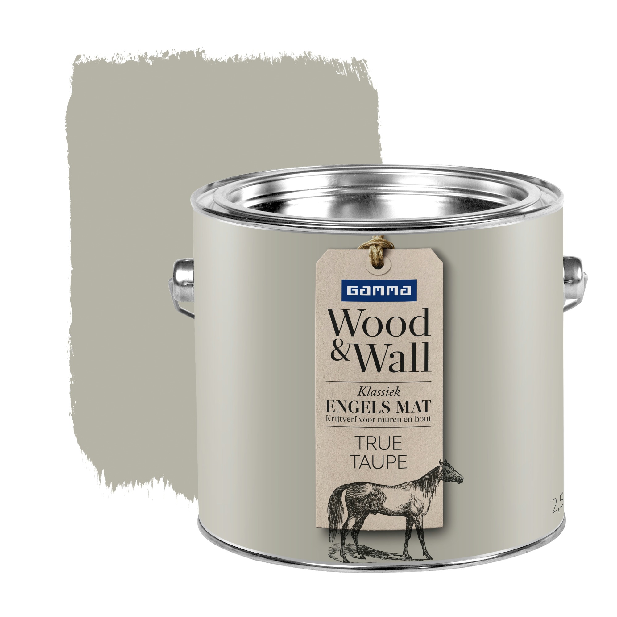 GAMMA Wood&Wall krijtverf True Taupe 2.5 liter | Krijtverf | Verf | GAMMA