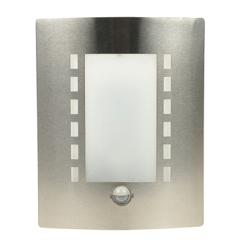 GAMMA | GAMMA buitenlamp Glasgow RVS met dag/nacht sensor kopen? | Buitenlampen