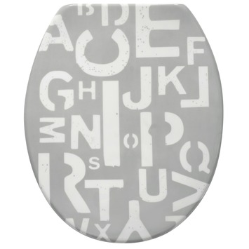 GAMMA | Handson WC bril Fynn Letters Kunststof kopen? | Toilet brillen