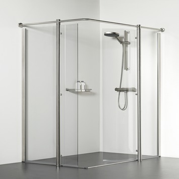 GAMMA | Tiger Boston inloop douchecabine 208,6x150x100 cm 2 vaste ...