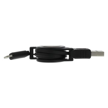 GAMMA | Q-Link laadsnoer kabelroller iPhone light 0.75 meter zwart kopen?