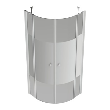 GAMMA | Van Marcke Hoover kwartronde douche hoekinstap met draaideuren ...