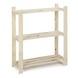Houten rek enkel 95x80x30 cm 3 legborden 15kg | GAMMA