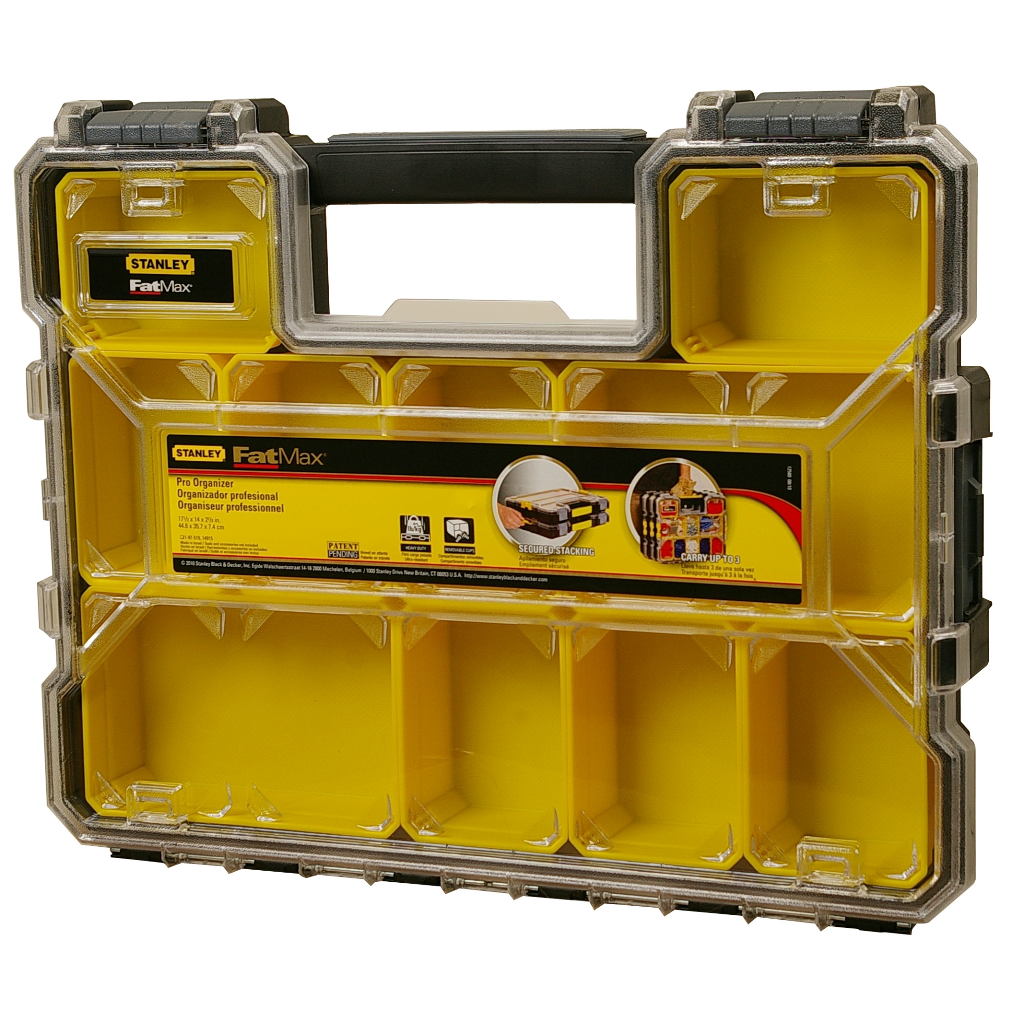 Stanley Fatmax organizer professioneel ondiep zwart met geel ...