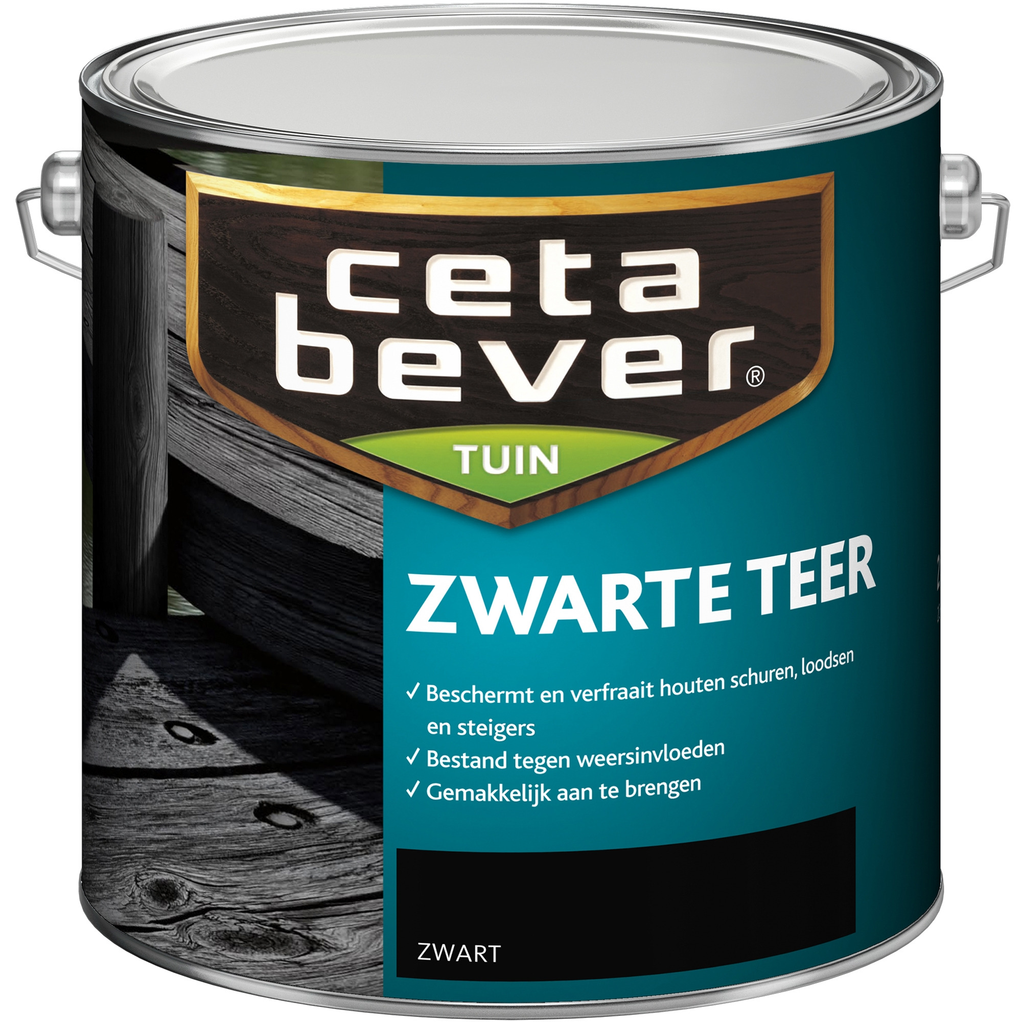 CetaBever Tuin zwarte teer 2,5 liter | Vloerverf & coatings ...