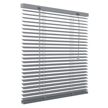 GAMMA | GAMMA jaloezie geperforeerd aluminium 25 mm 5014 zilver 240x180 ...