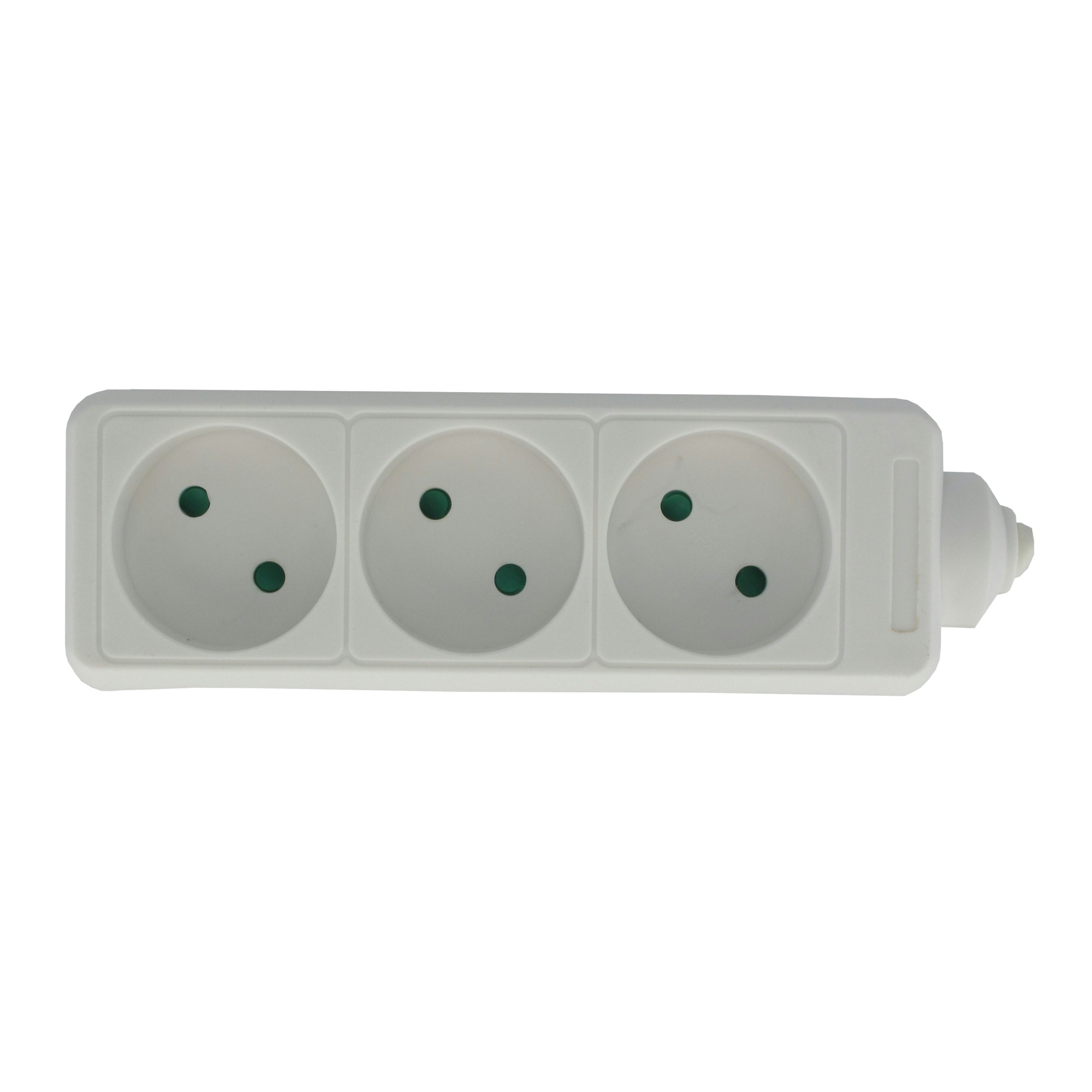 OK stekkerdoos 3 voudig zonder aarde wit | Stekkerdozen ...