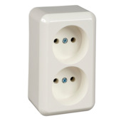 GAMMA | Schneider Electric Merten Contura Opbouw wandcontactdoos dubbel ...