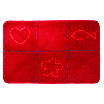 GAMMA | Sealskin badmat Tack 60x90 cm rood kopen? | Badmatten & wc-matten