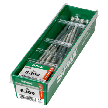 Spax schroef T-Star Plus geel 6x160 mm 20 stuks kopen? Schroeven | Karwei