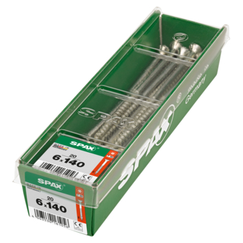 Spax schroef T-Star Plus geel 6x140 mm 20 stuks kopen? Schroeven | Karwei