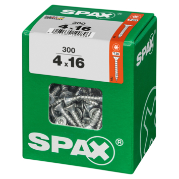 Spax schroef T-STAR plus WIROX 4x16 L 300 stuks kopen? Schroeven | Karwei