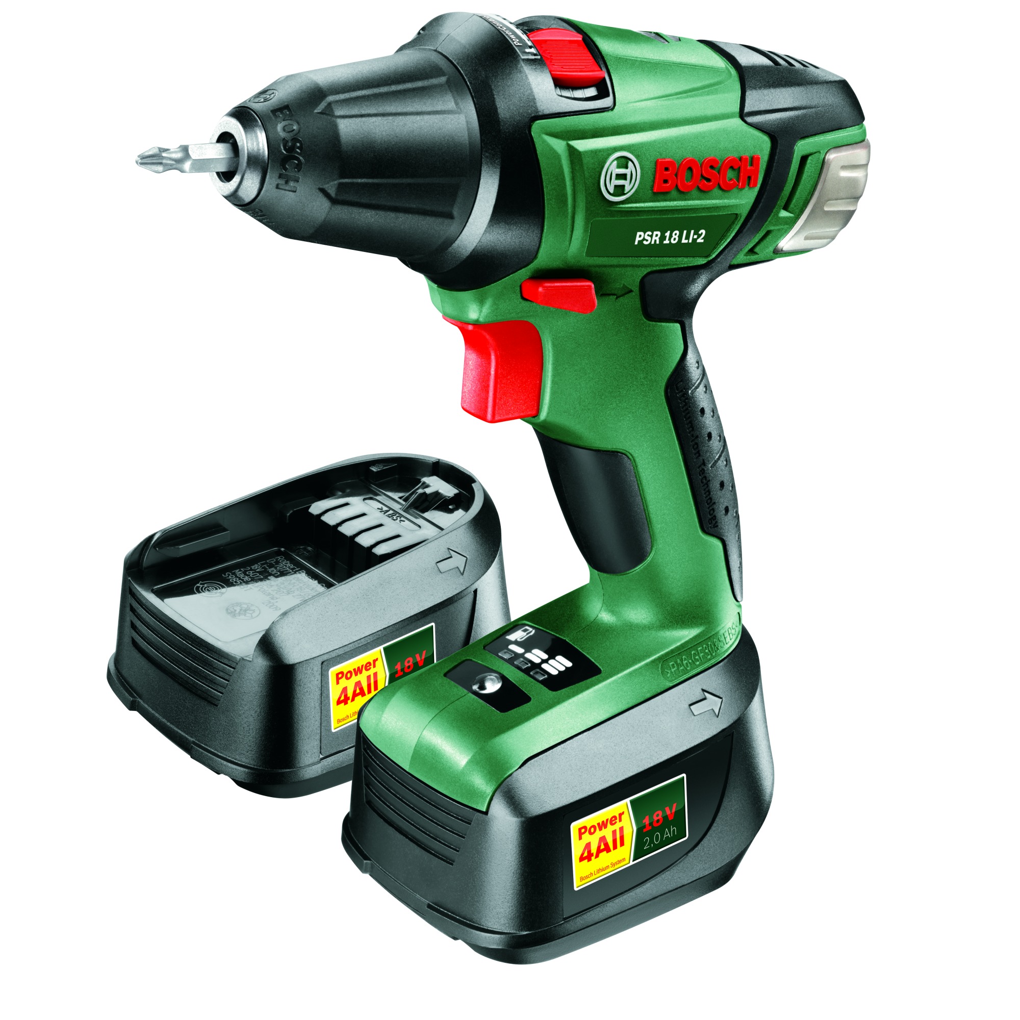 Bosch accuboormachine PSR 18 LI-2 + 2 Li-Ion accu's | Boormachines ...