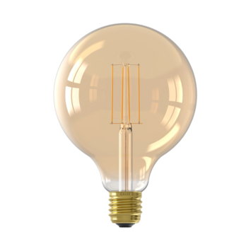 Calex LED filament globe 12,5 cm E27 4 W 470 Lm dimbaar goud | GAMMA