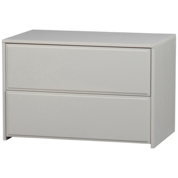WOOOD TV-meubel Yissa 2 lades wolkengrijs grenenhout 46 x 70 cm kopen ...