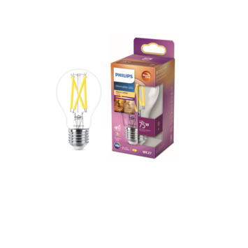 GAMMA | Philips LED peer E27 75W filament helder warmglow dimbaar kopen? | Led lampen