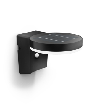GAMMA | Philips solar wandlamp Zonal zwart met bewegingsensor kopen ...