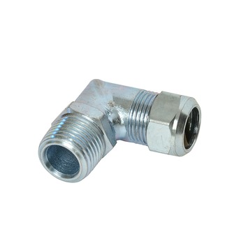 GAMMA CV koppeling knie (knel x buitendraad) 15 mm x 1/2" staal verzinkt | GAMMA