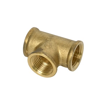 GAMMA | GAMMA draadkoppeling messing T-stuk (binnendraad) 1/2"x1/2"x1/2" kopen?