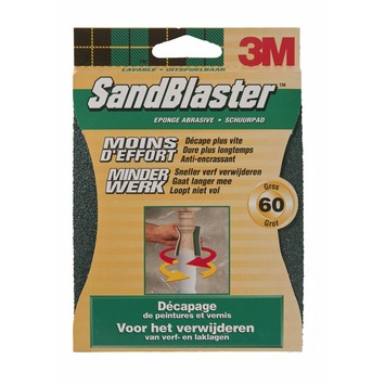 3M SandBlaster schuurpad P60 groen | Reinigingsdoeken, dweilen ...