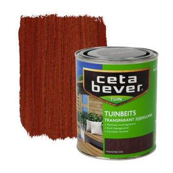 CetaBever tuinbeits transparant mahonie zijdeglans 750 ml | GAMMA