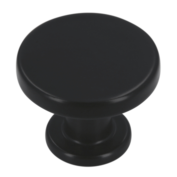 GAMMA | Knop Jelmer zwart mat 30mm kopen? | kastaccessoires
