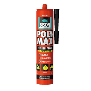 Bison poly max express universele montage- en afdichtingskit zwart 425 ...
