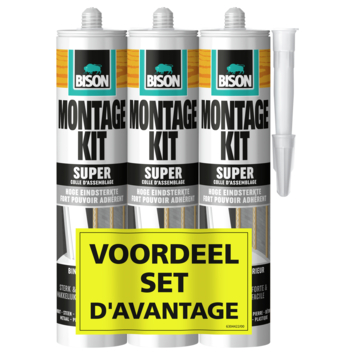 Bison montagekit super 440 g (3-pack) | GAMMA
