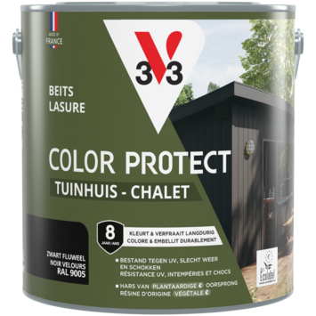 Lasure chalets V33 Color Protect 2,5 L RAL 9005 | Lasures | GAMMA.be