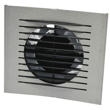 GAMMA | IVC Air inbouwventilator Design met timer aluminium Ø 125 mm ...