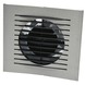 GAMMA | IVC Air inbouwventilator Design met timer aluminium Ø 125 mm ...