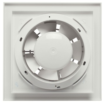 GAMMA | IVC Air Inbouwventilator Design met timer vierkant Ø 100 mm ...